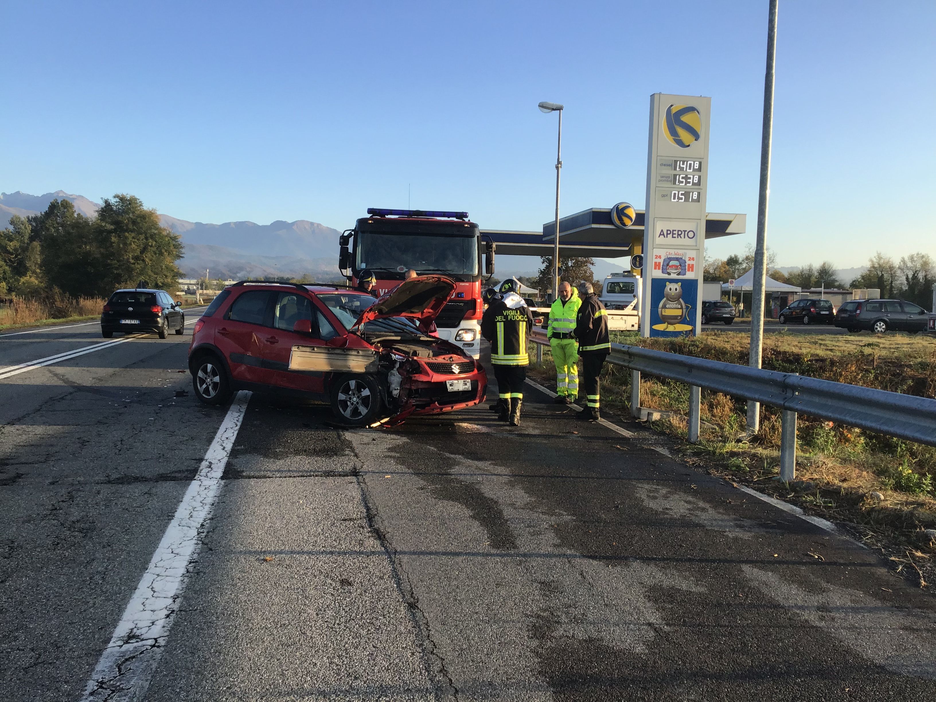 BAIRO - Ennesimo incidente sulla pedemontana: due auto coinvolte, una ... BAIRO - Ennesimo incidente sulla pedemontana: due auto coinvolte, una ...